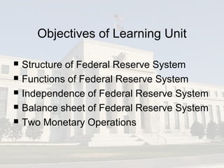 Econ315 Money and Banking: Learning Unit #20 | PPT
