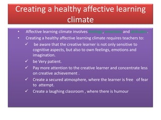 Learning unit 5 creative teaching | PPT