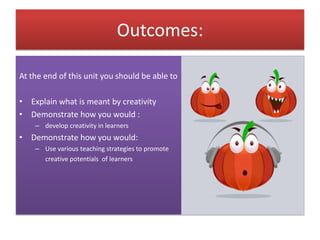Learning unit 5 creative teaching | PPT