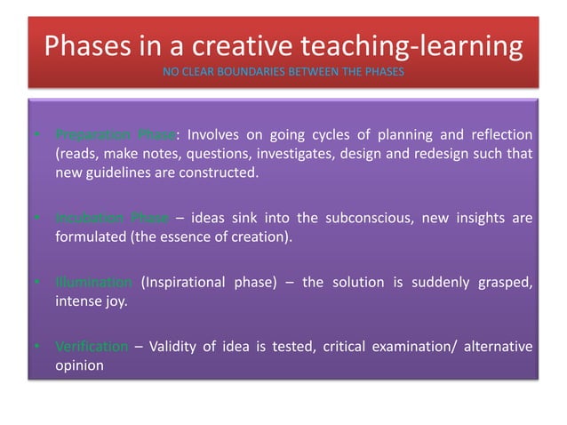 Learning unit 5 creative teaching | PPT