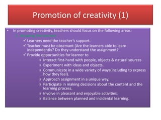 Learning unit 5 creative teaching | PPT