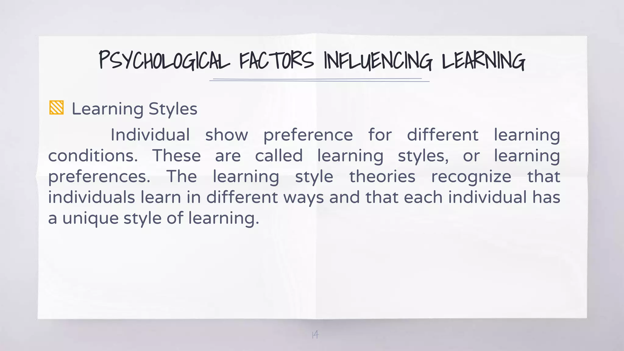 LEARNING UNIT III- FACTORS AFFECTING LEARNER'S BEHAVIOR.pptx