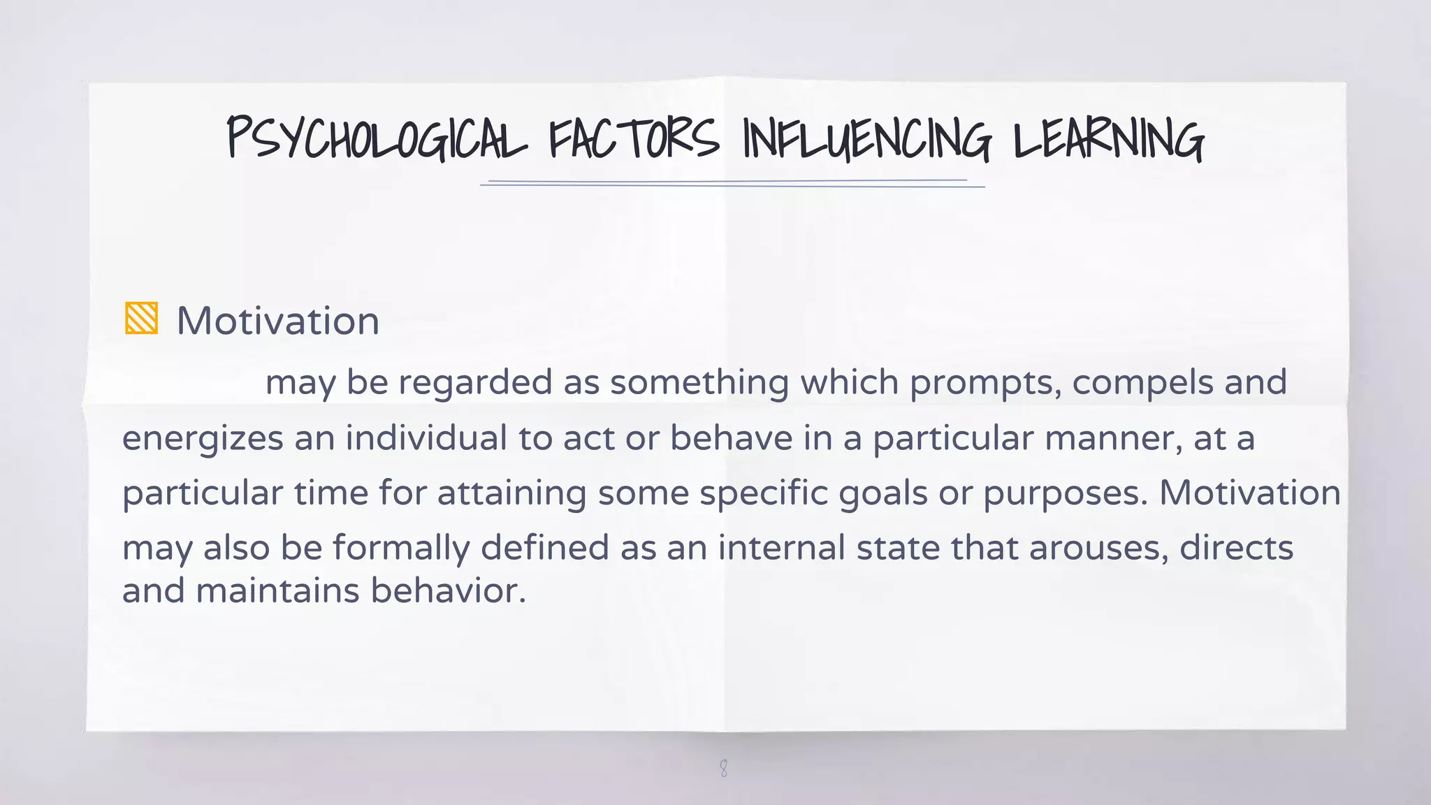 LEARNING UNIT III- FACTORS AFFECTING LEARNER'S BEHAVIOR.pptx