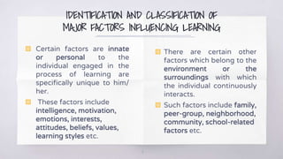LEARNING UNIT III- FACTORS AFFECTING LEARNER'S BEHAVIOR.pptx