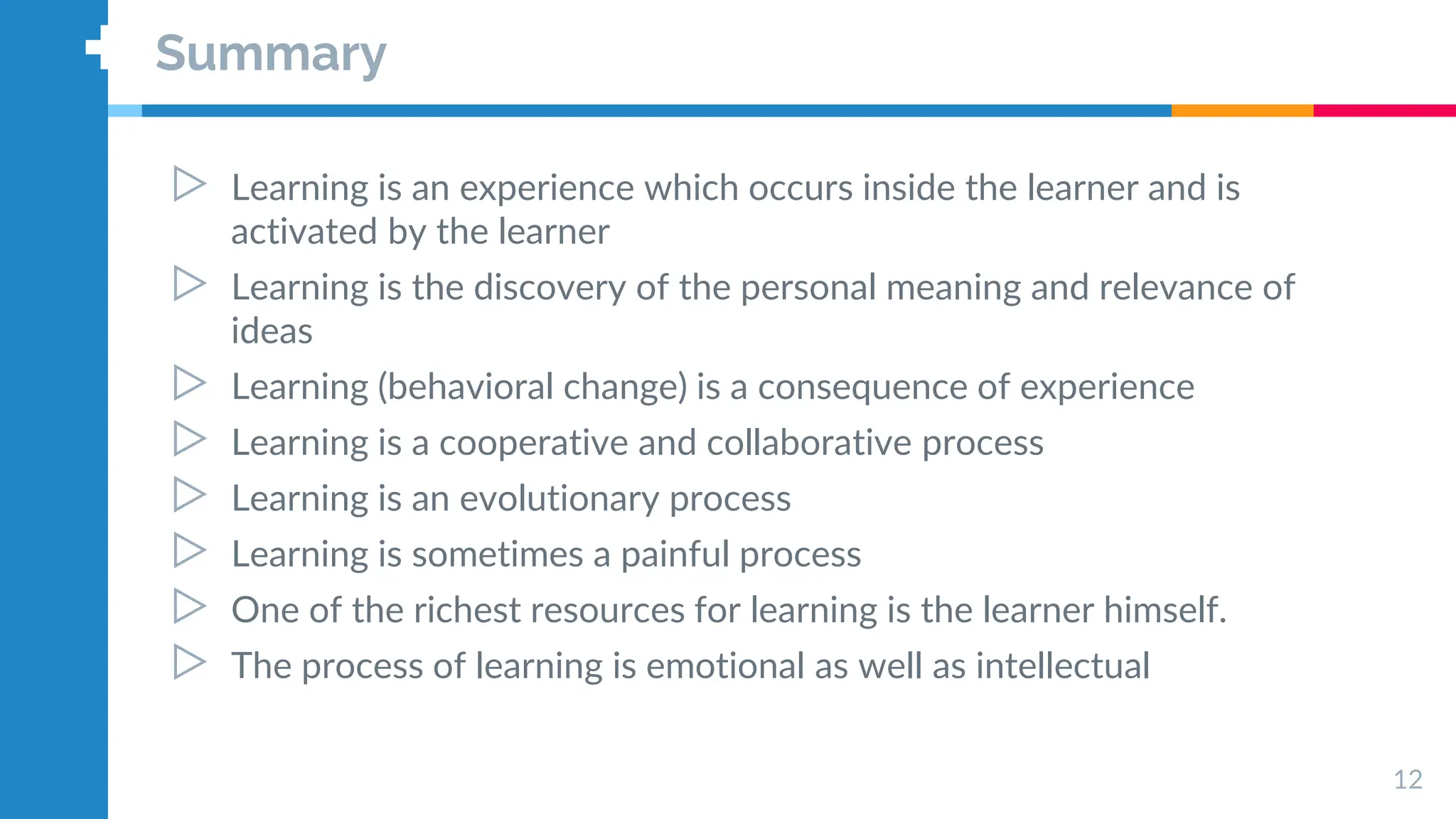 Understand what is Learning to help design Learning experiences. | PPTX