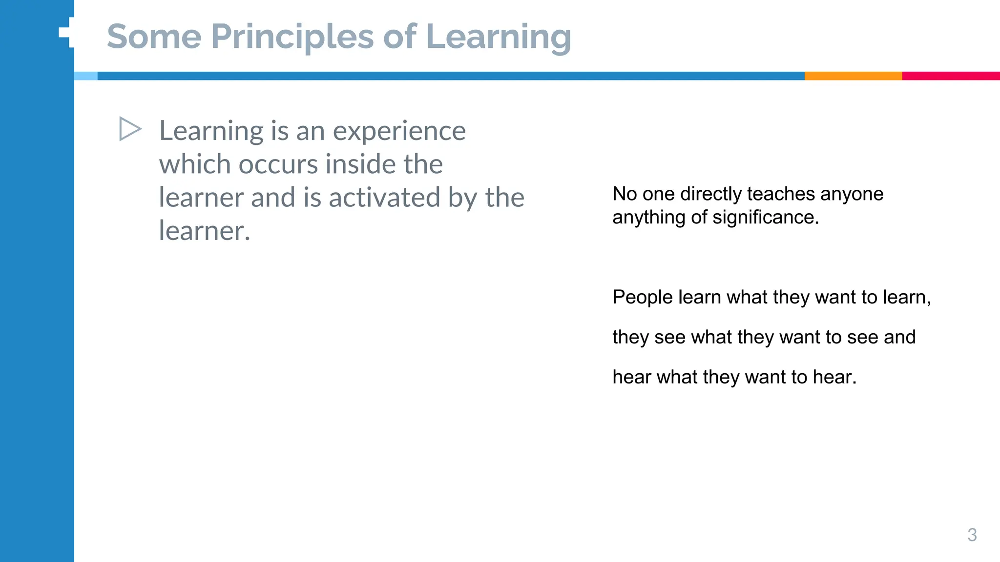 Understand what is Learning to help design Learning experiences. | PPTX