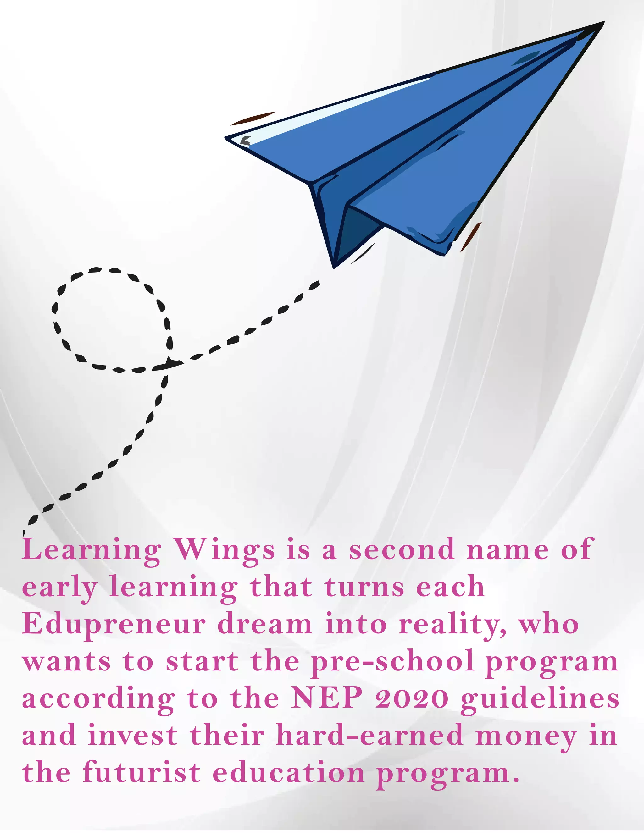 learning wings preschool franchise pdf | PDF