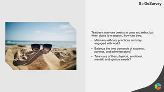 Learning Work-Life Balance: Educating Teachers | PPTX