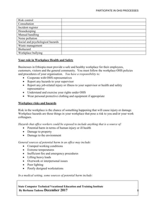 Learninig guide ohs | PDF