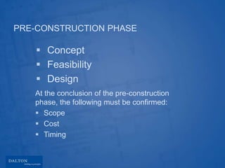 Phases of a Project | PPTX | Civil Engineering Industry | Industries
