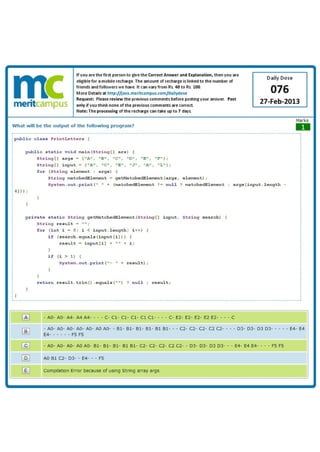 Online Java Tutorial - Java Practice Tests | PPT