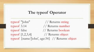 Learn java script | PPT