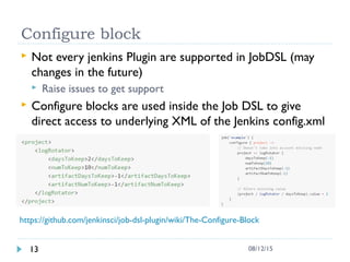 Learn jobDSL for Jenkins | PPT