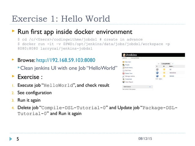 Learn jobDSL for Jenkins | PPT