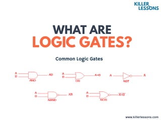 Learn Logic Gates in a Flash using Examples | PPT