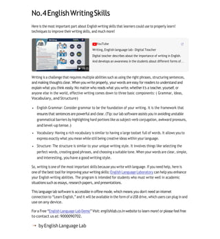 Learn LSRW Skills Easily With English Language Lab Software.pdf