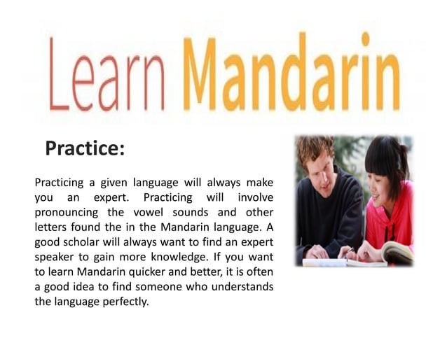 Learn mandarin | PPT