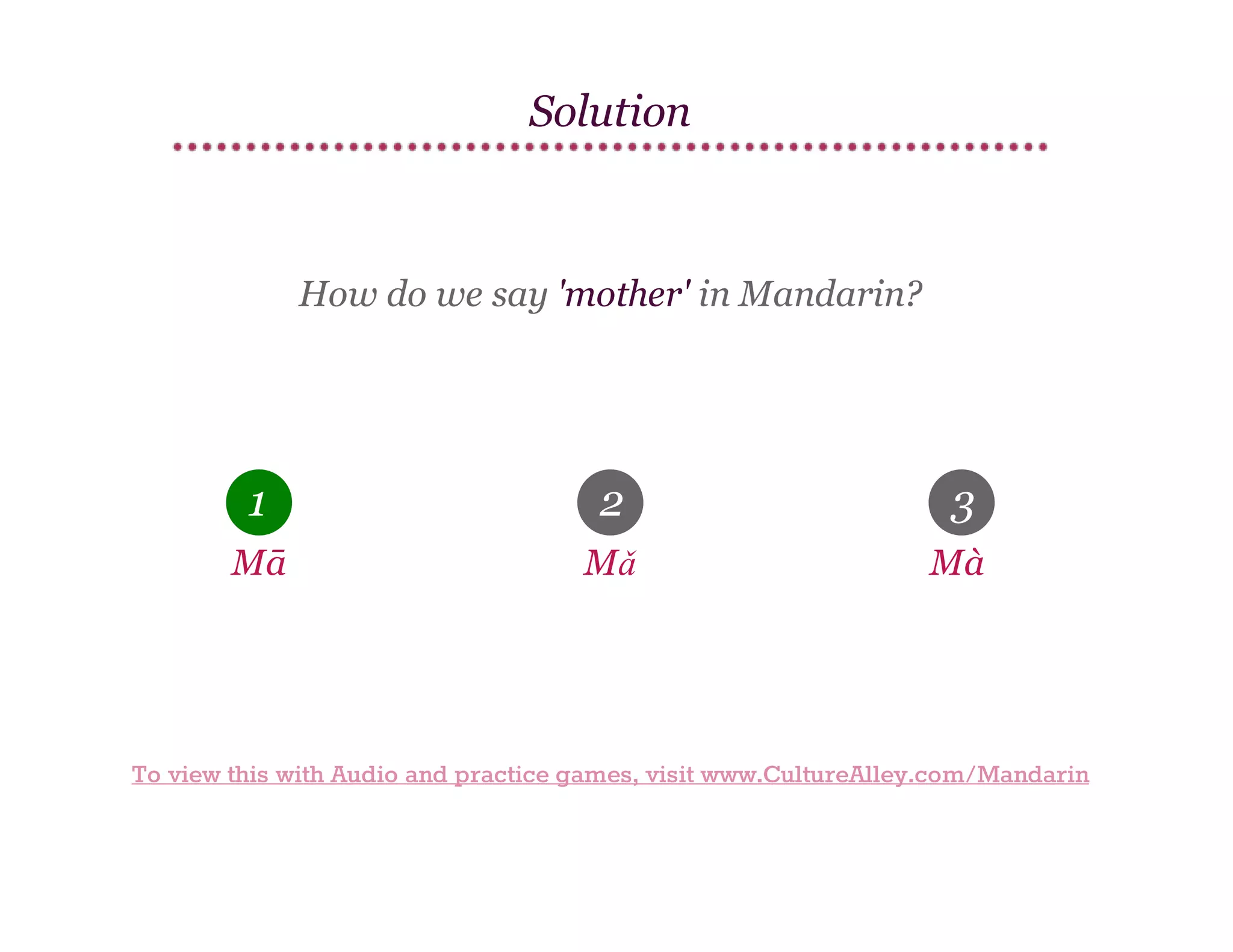 Basic Mandarin Chinese | Lesson 1 | Grasp the tones in Mandarin! | PDF