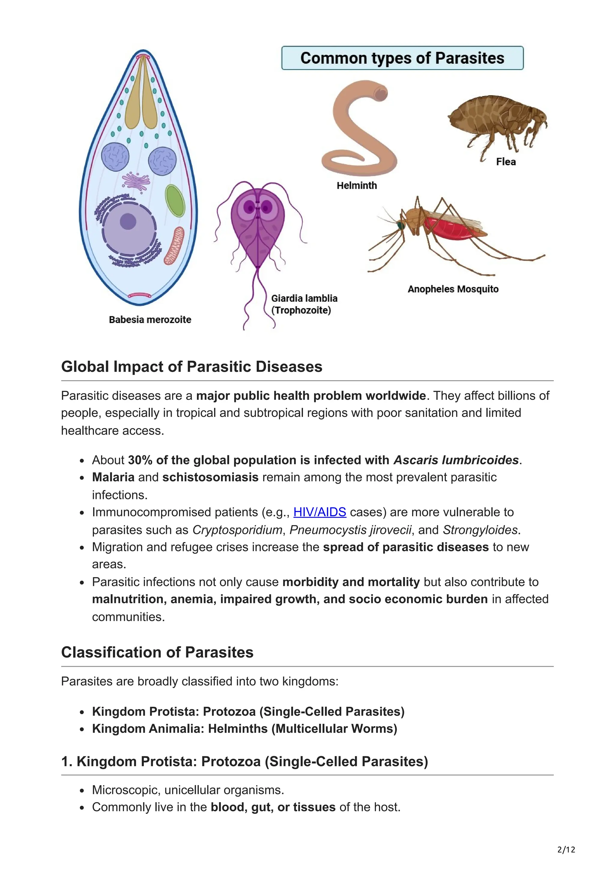 Parasitology An Overview of Parasites Diseases and Host Interactions.pdf