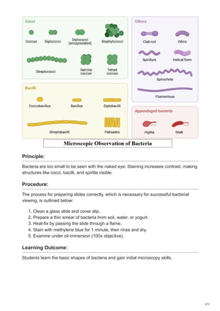 Microbiology Experiments for Students_ A Complete Guide | PDF