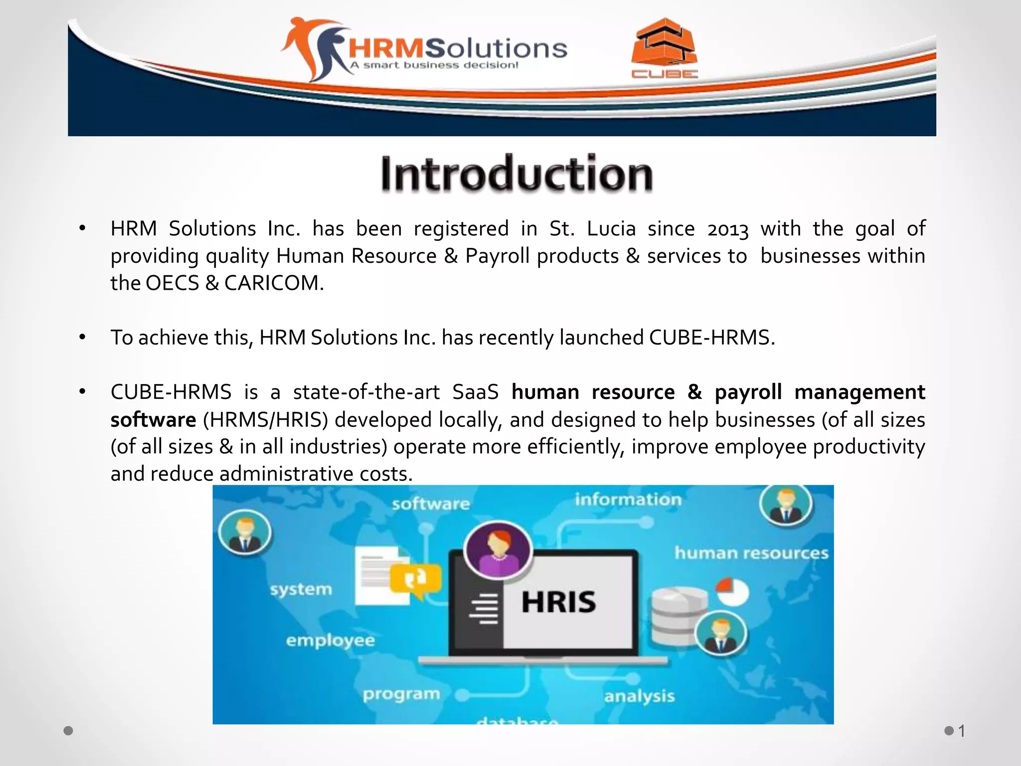 Learn more about cube hrms | PPTX