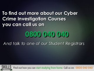 Learn More About Cyber Crime Investigation | PPT