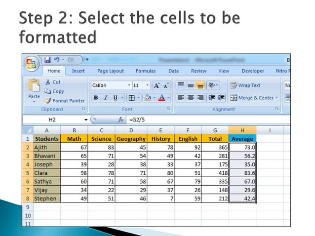 Learn Ms Excel Conditional Formatting Ppt 1182