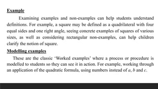 Concretisation and abstract ideas in Mathematics.pptx