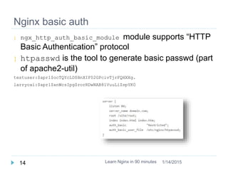 Learn nginx in 90mins | PPTX