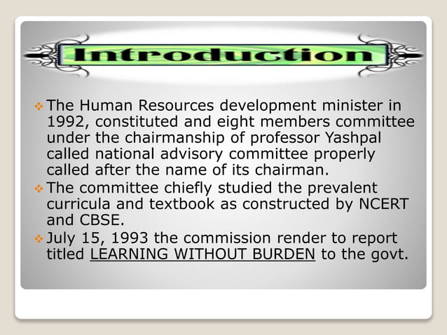 LEARNING WITHOUT BURDEN | PPTX | Educational Assessment | Education