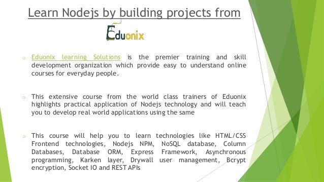 Learn Nodejs Programming From Scratch Just 99 Use Coupon Code To Avail 70 Off Enroll Now 