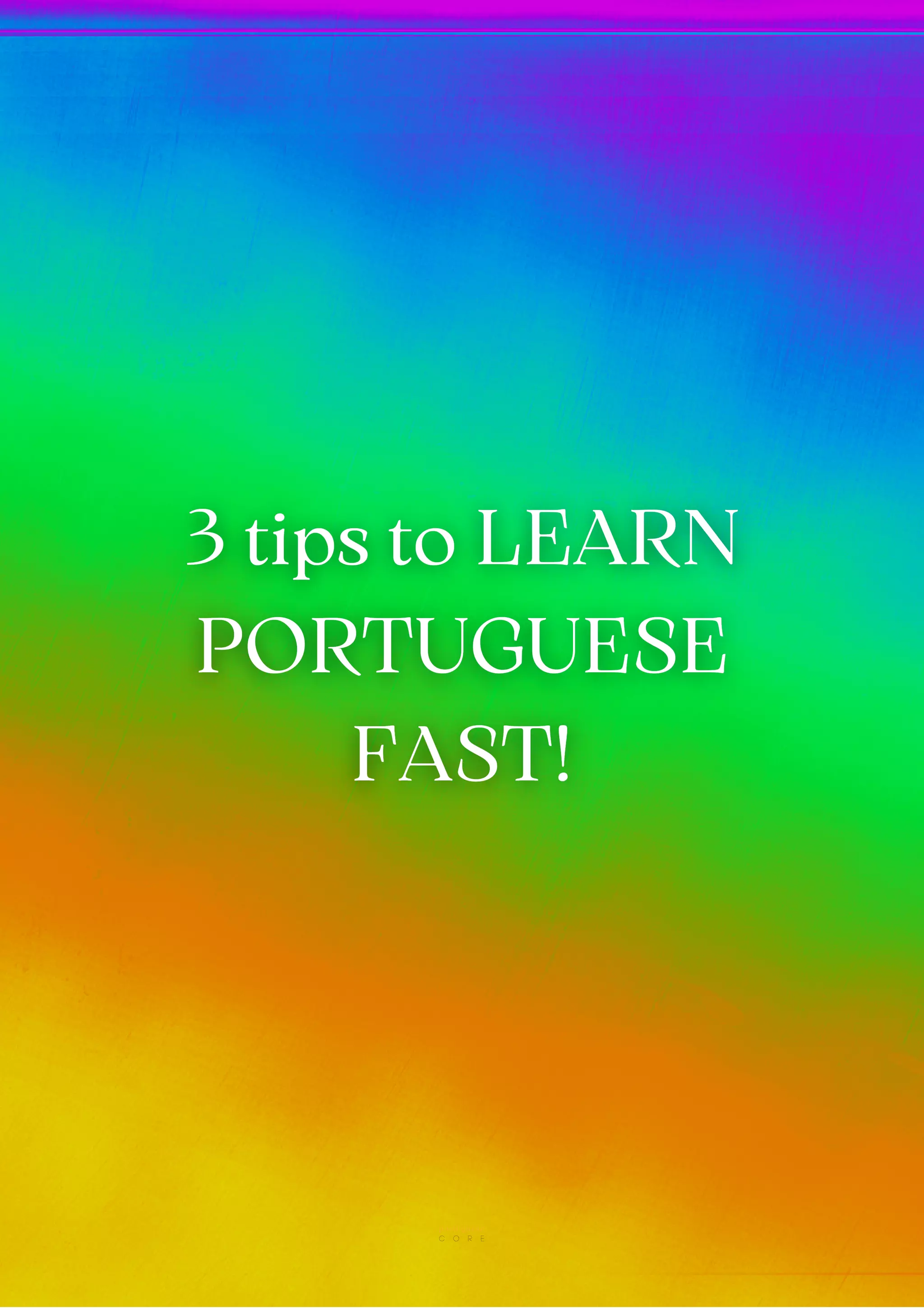 LEARN PORTUGUESE FAST, but HOW.pdf
