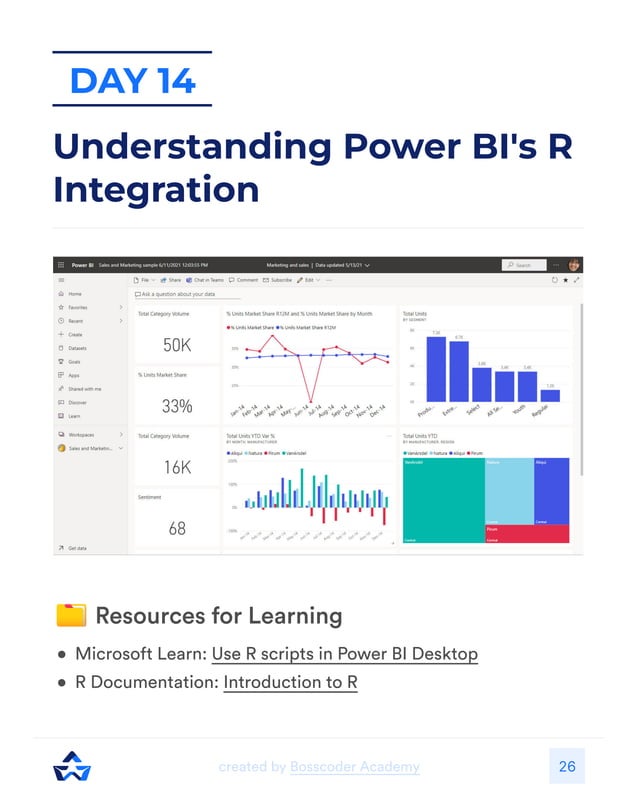 Learn PowerBi in 30 Days 🚀.pdf | Databases | Computer Software and Applications