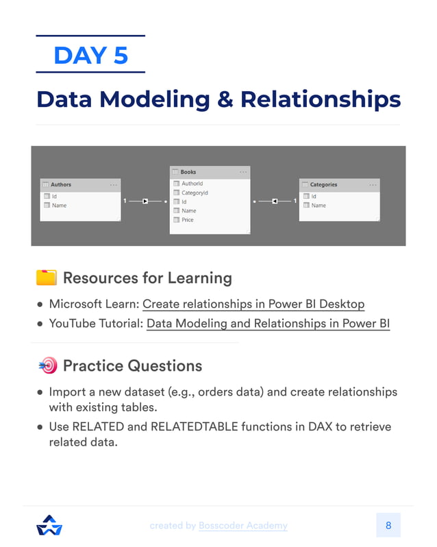 Learn PowerBi in 30 Days 🚀.pdf | Databases | Computer Software and Applications