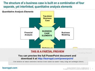 Business Case Development Toolkit (with Excel model) | PPT | Business ...