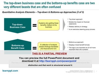 Business Case Development Toolkit (with Excel model) | PPT | Business ...