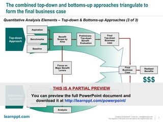 Business Case Development Toolkit (with Excel model) | PPT | Business ...