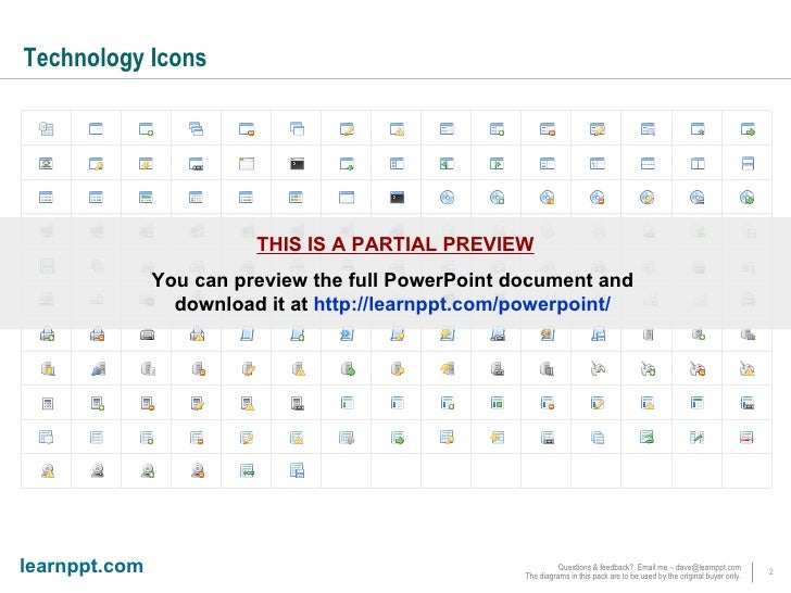 PowerPoint Icons - Technology Icons
