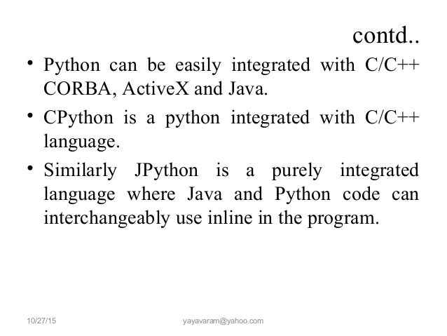 Python Programming Language