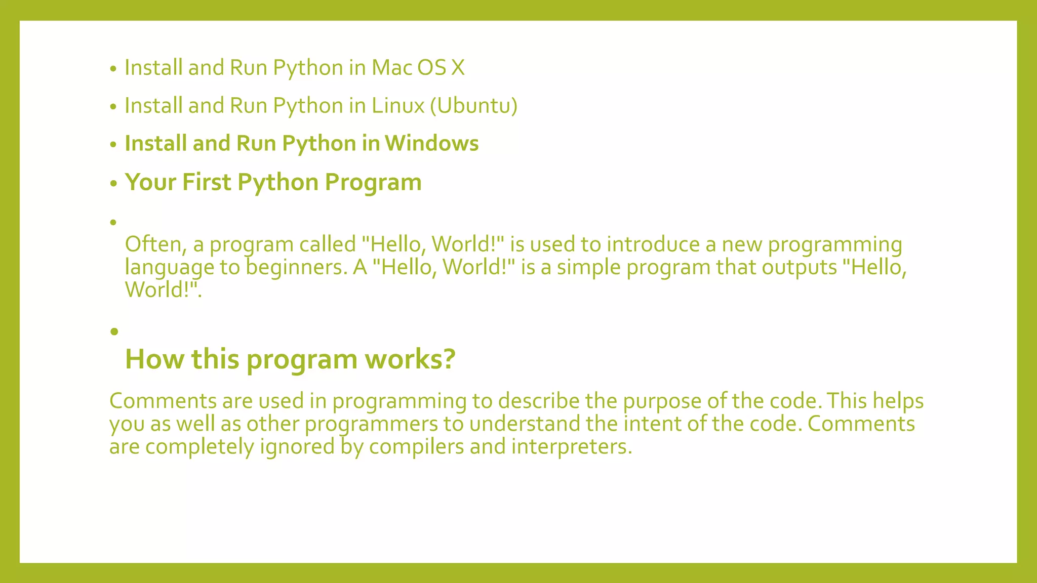 python classes in thane | PPT