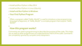 python classes in thane | PPT