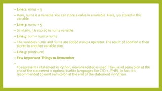 python classes in thane | PPT