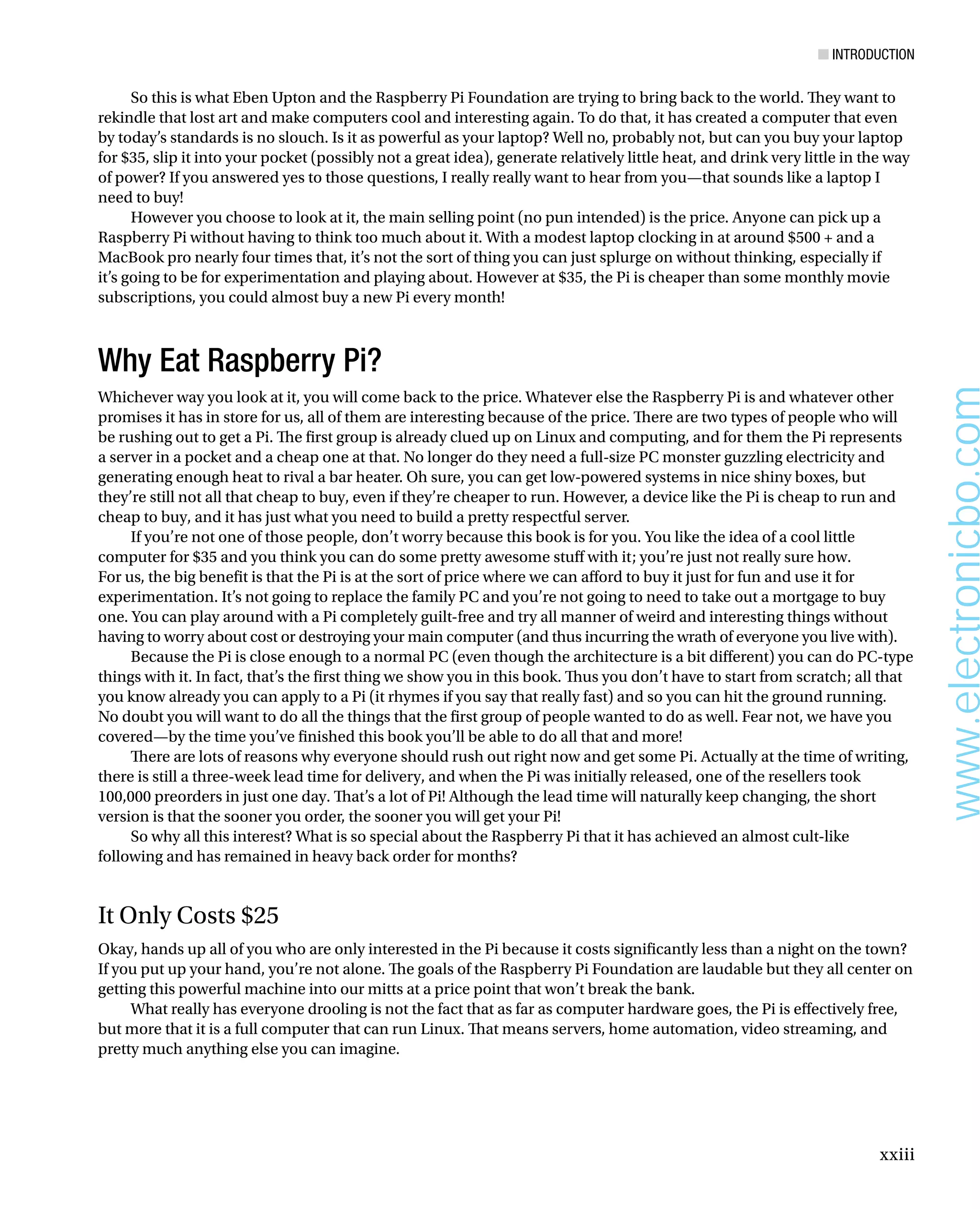 Raspberry pi: Aprende raspberry pi con Linux por peter membrey y david hows. | PDF