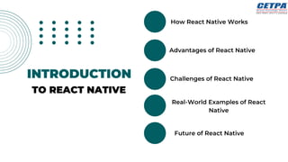 Best React Native training institute in Noida | PPT