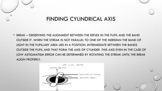 Learn the depth of retinoscopy by aman singh | PPT
