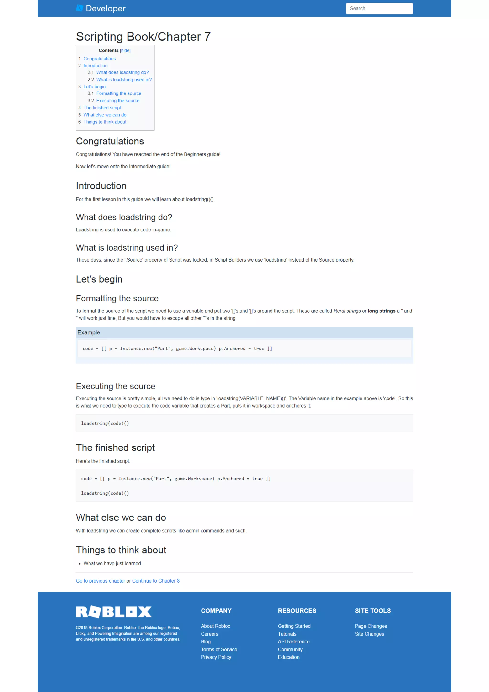Learn Roblox Developing | PDF
