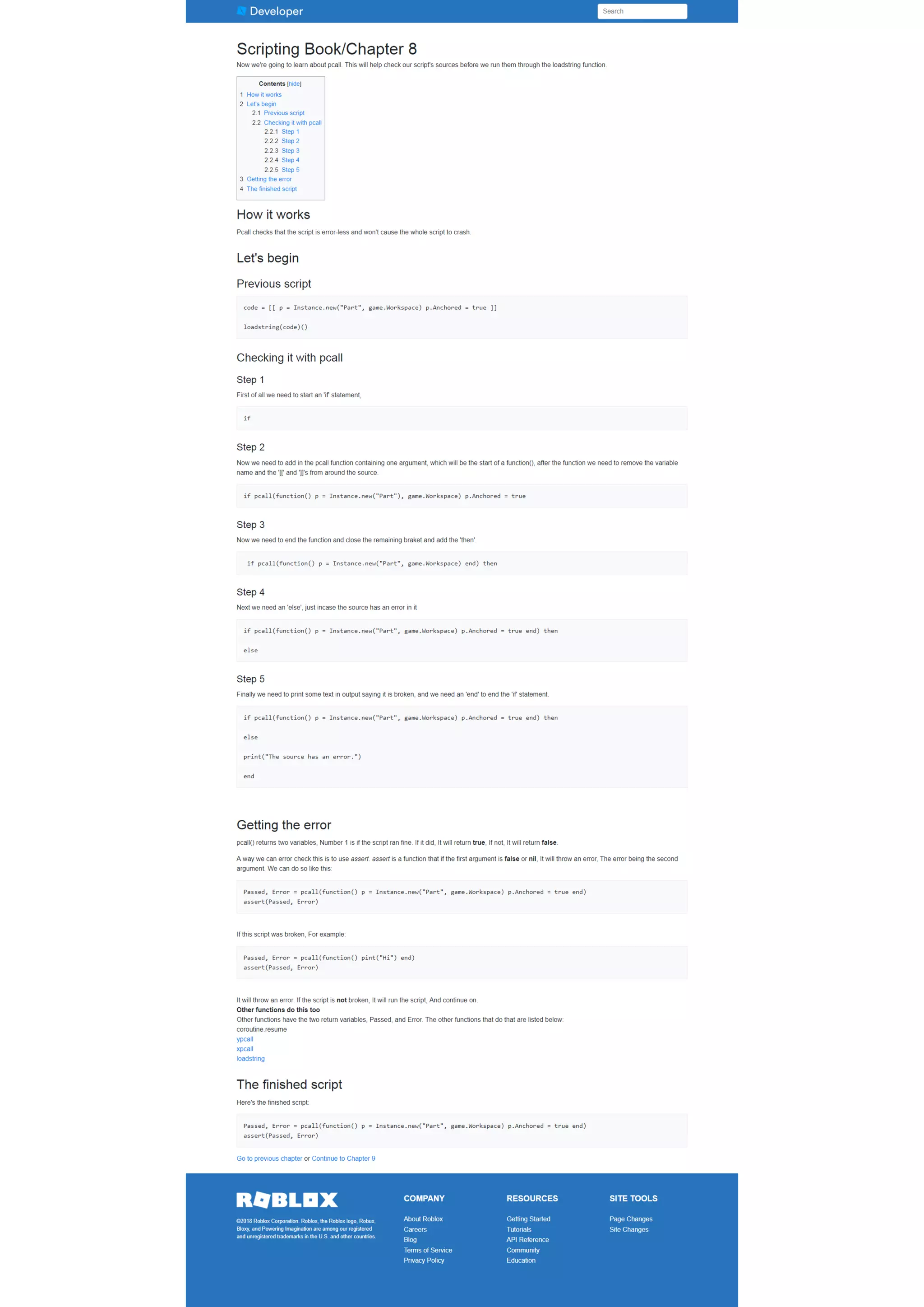 Learn Roblox Developing | PDF