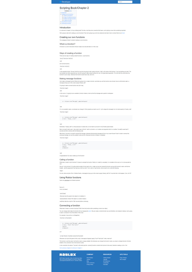 Learn Roblox Developing | PDF