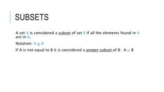 Learn Set Theory | PPTX