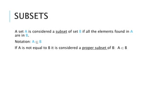Learn Set Theory | PPTX